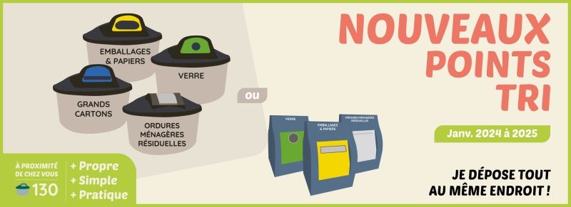 La CCARC installe de nouveaux points de tri en 2024